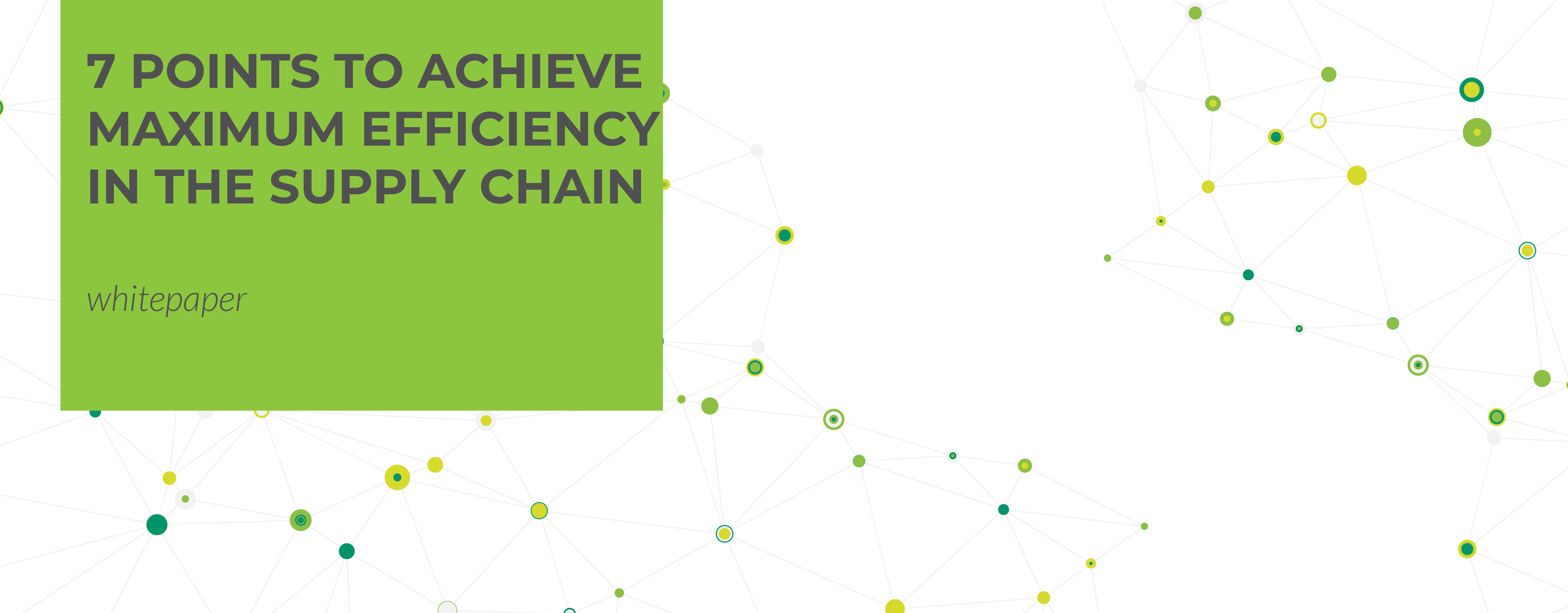 Achieve maximum efficiency in the supply chain [checklist]