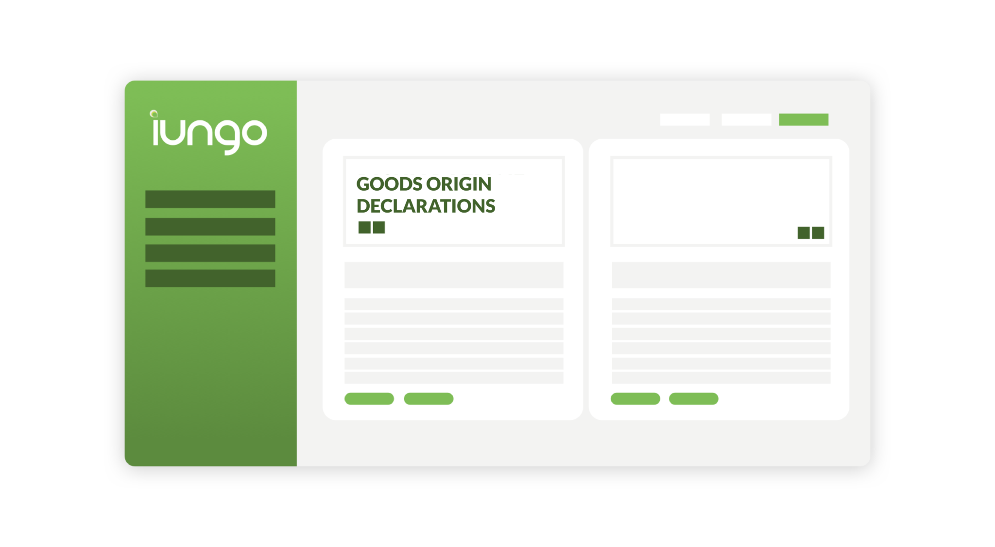 Goods origin declarations management is easy with IUNGO