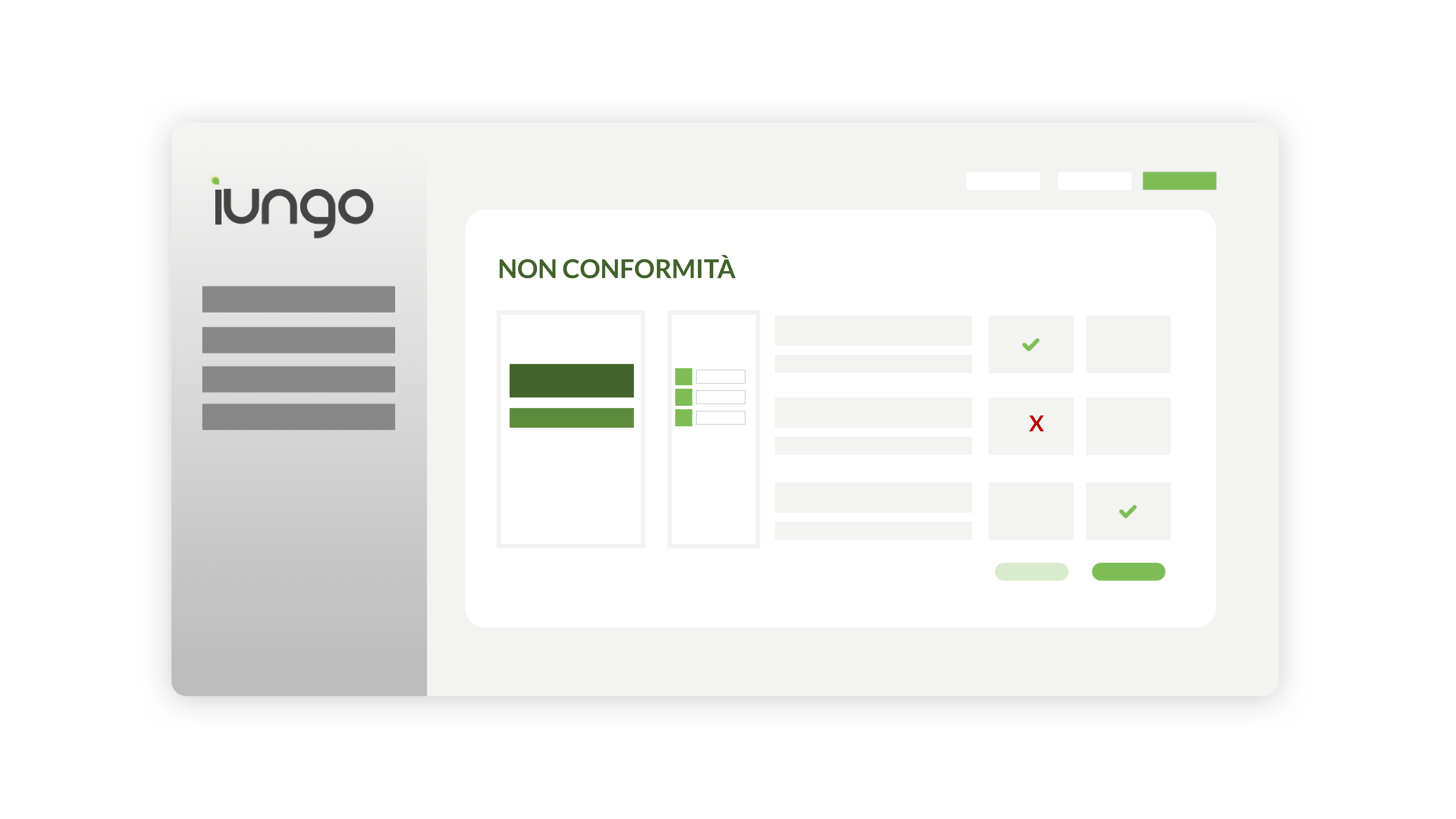 Gestione Non Conformità | Software Qualità Forniture IUNGO
