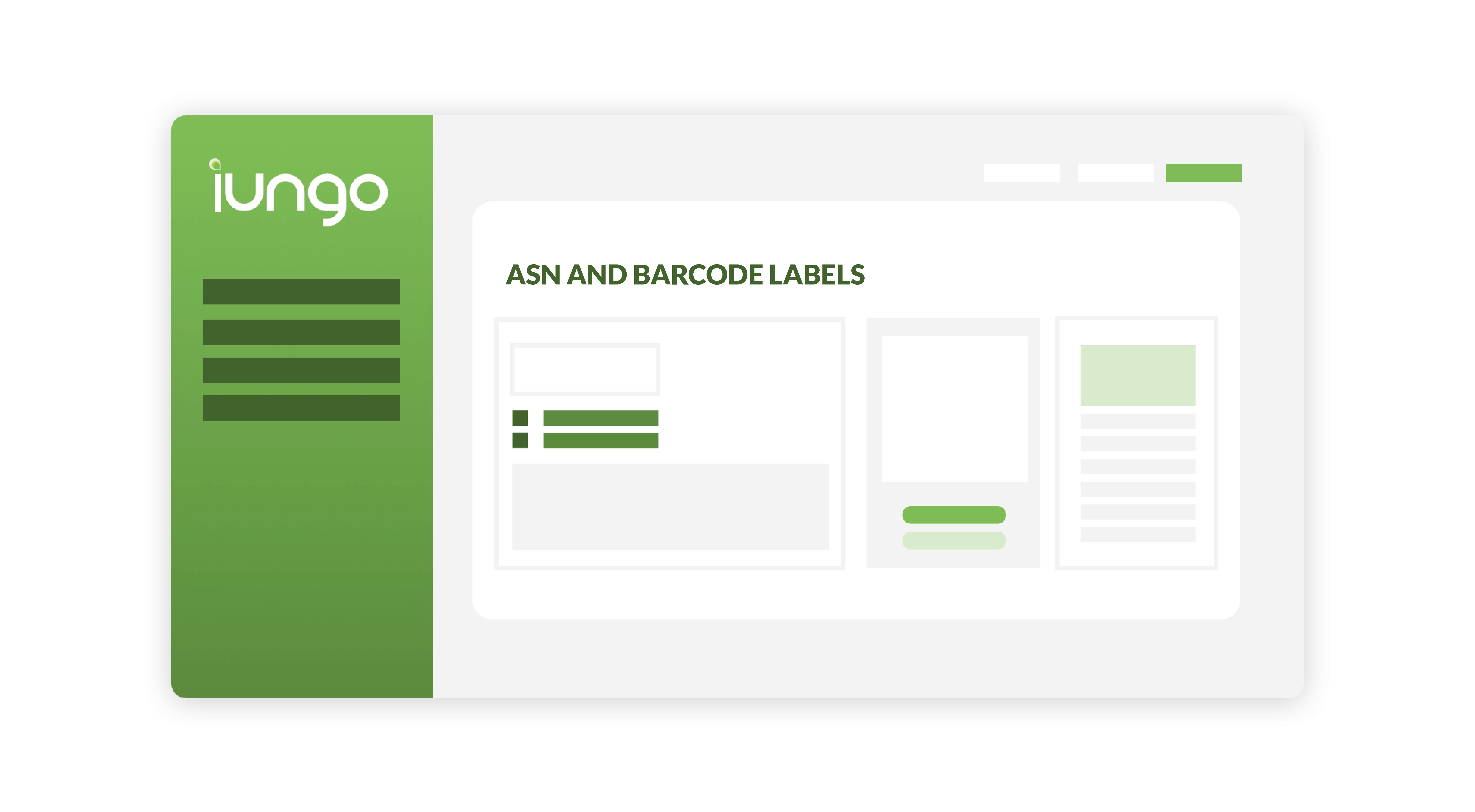 Optimize warehouse staff time with IUNGO: ASN and barcode labels